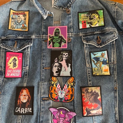 PATCH Evelyn Came Out of the Grave Woven HORROR Movie Art - Etsy