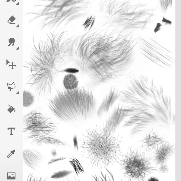Fur Brushes Photoshop, Animal Hair Brushes, Pet Portrait Brushes ...