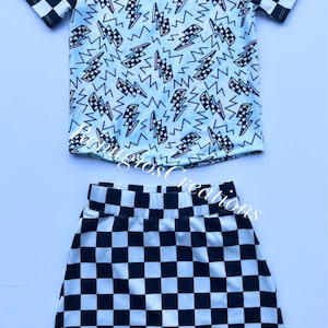 Neon Green and Black Checker Pattern Seamless File or Digital Paper ...