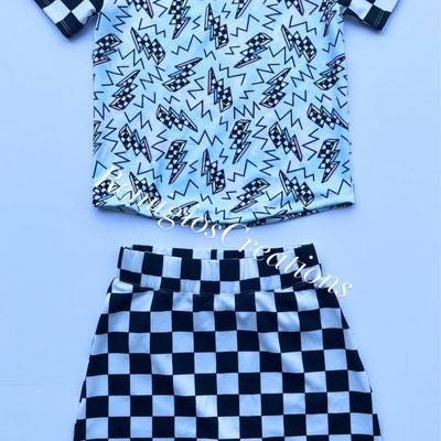 Neon Green and Black Checker Pattern Seamless File or Digital Paper ...