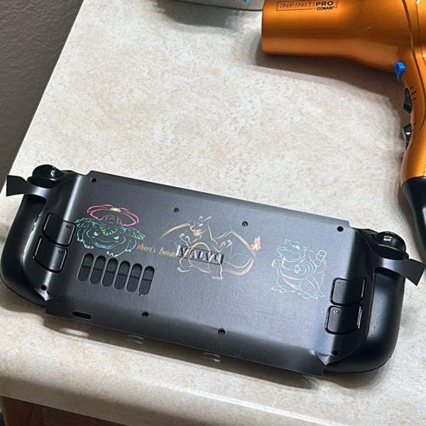 Yin Yang Koi Steam Deck Skin, Dark Gold Koi Fish Harmony of Life ...