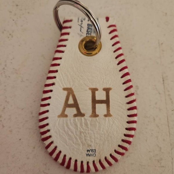 Personalized Hand Made Baseball Key Chain - Etsy