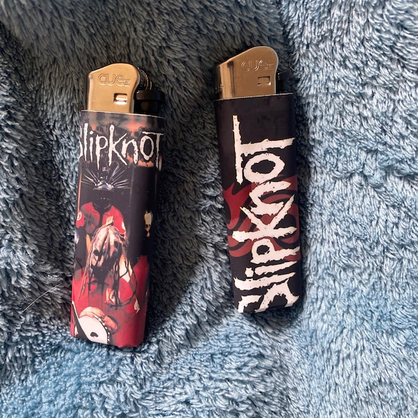Slipknot Nu Metal Band Lighter Set - Rock Music, Hardcore, Scream, Emo ...