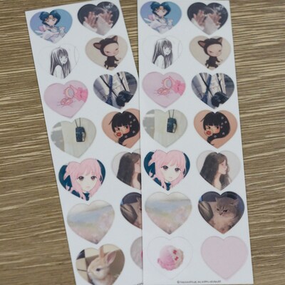Cuteness Overload Sticker Sheet Korean Stationery, Cute Kpop Photocard ...