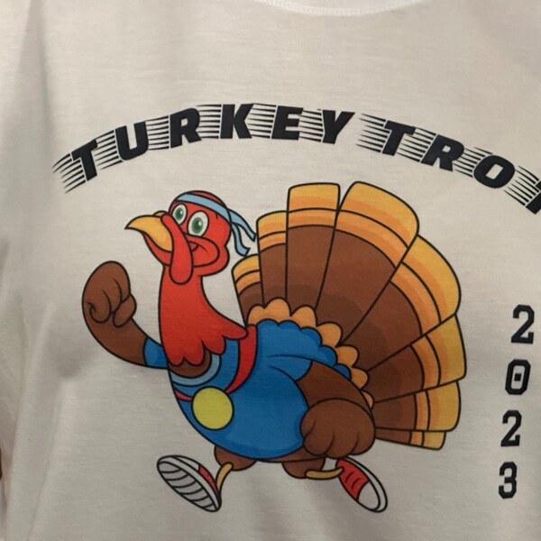 Trotting Turkey Racing Svg Png Ai Pdf Psd Jpg File Types Jogging 5k ...