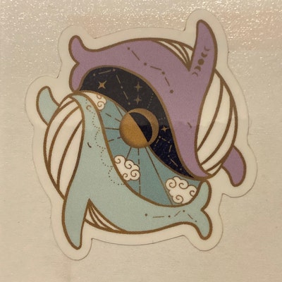 Celestial Orca Whale and Moon Enamel Pin Orca Whale Pins - Etsy