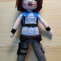 Crochet Ahsoka Tano Plush Custom Clone Wars Crochet Doll Jedi Padawan ...