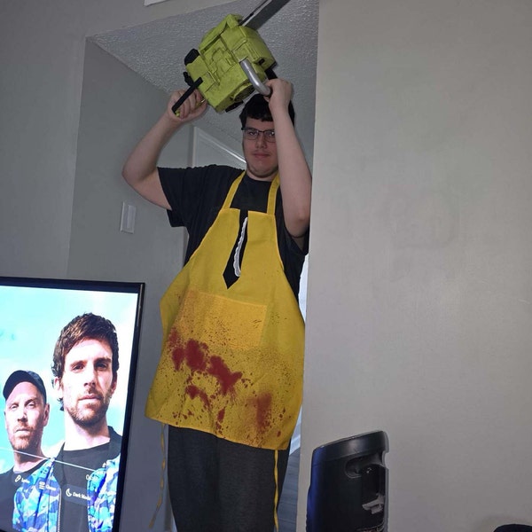 Leatherface Apron Tribute With Pocket Texas Bbq Chainsaw - Etsy