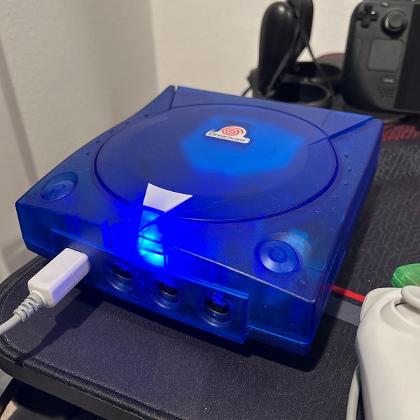 Sega Dreamcast Console Transparent Red With DCDIGITAL HW2 Aka DCHDMI ...