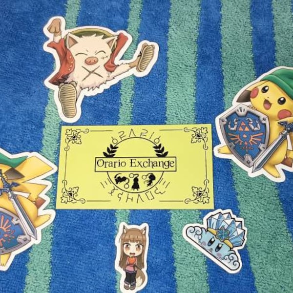 Danmachi Stickers Vol. 1 (bell, Ais, Aisha, Syr, Alise, Haruhime, Naaza ...