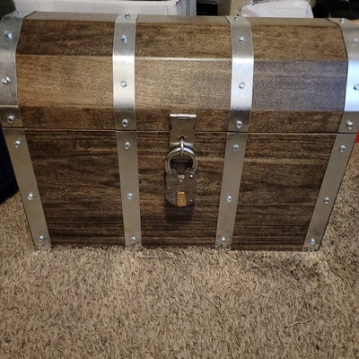 Personalized Original Treasure Chest Lockable Storage Chest With Safety ...