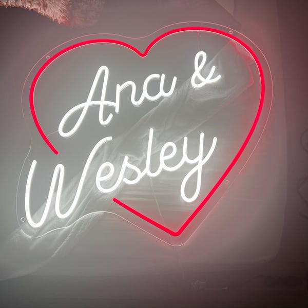 Custom Circle Neon Sign, Personalized Birthday Party Neon Light, Custom ...