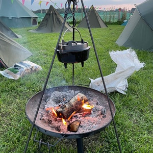 Forged Campfire Cooking Trivet - Etsy