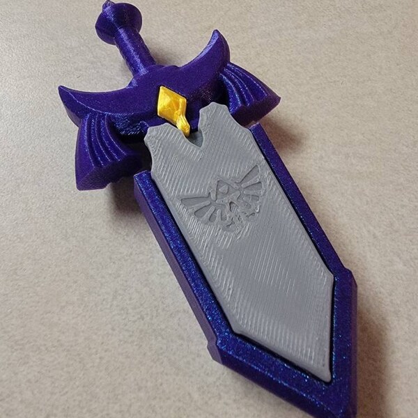 3D Printed Master Sword Fidget Toy- Inspired by Zelda, Stress Relief ...