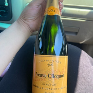 Custom Champagne Label, Champagne Bottle Labels, Mini Champagne Bottle ...