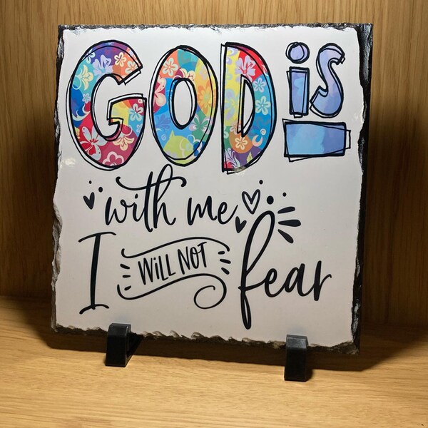 God is With Me I Will Not Fear, God PNG Files for Sublimation Printing ...
