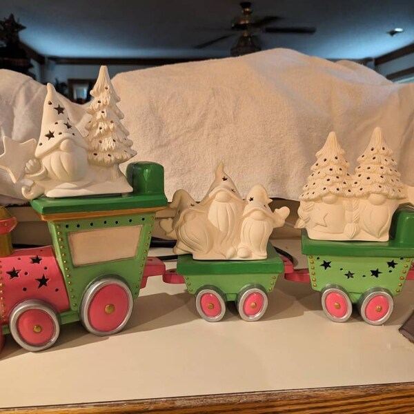 Ready to Paint Ceramic Clay Magic Train Hopper - Etsy