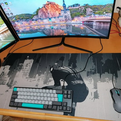 Gaming Desk Mat, Geek Placemats, HD Colorful Large Desk Pad, Eco ...