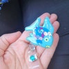 Rainbow Fish Badge Reel | Cute Fish Badge Reel | Cute Badge Holder ...