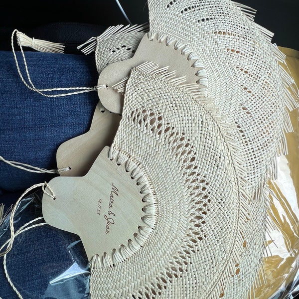 Palm Personalized Hand Fans / Wooden Fan / Traditional Mexican Wedding ...