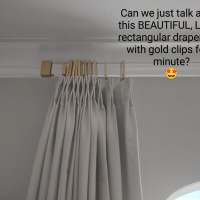 Traversing Channel Track 1.5 Inch Round Drapery Rod Set - Etsy