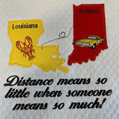 Indiana State Applique Embroidery Design. Machine Embroidery Design ...