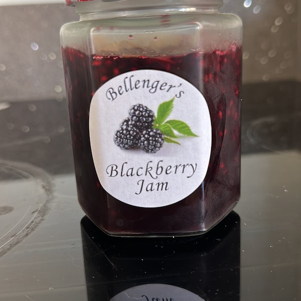 15x51mm Round Jam, Chutney or Preserve Labels. State Your Fruit/veg ...