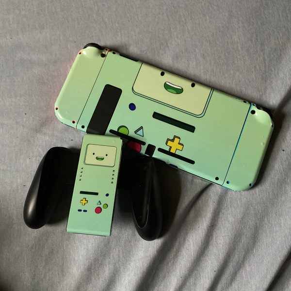 Adventure Time Beemo BMO Nintendo Switch 2 Vinyl Skin Green Solid ...