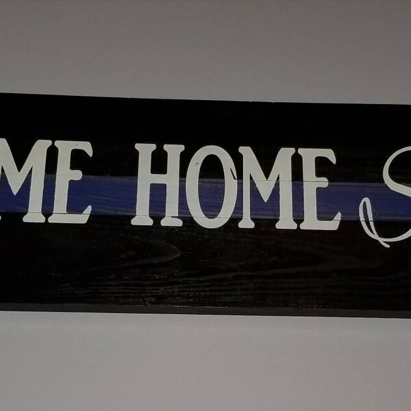 Come Home Safe Door Sign - Etsy