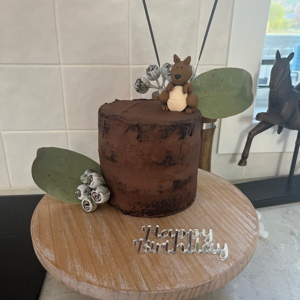 Australiana Cake Toppers, Australian Native Fondant Cake Topper, Koala ...