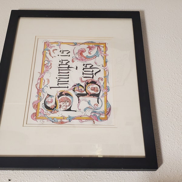 Smaller Gods Poem Calligraphy Digital Print - Etsy