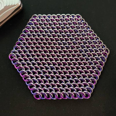 Moorish Rose Chainmail Chunky Heavy Chainmail Bracelet - Etsy