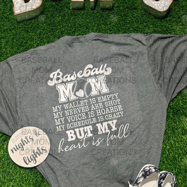 Baseball Mom My Wallet is Empty Svg, Baseball Mom Svg, Baseball Vibes ...