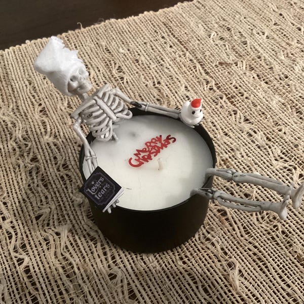 Skeleton Candle Bath | Halloween Candles | Halloween Decor | Soy Candle ...