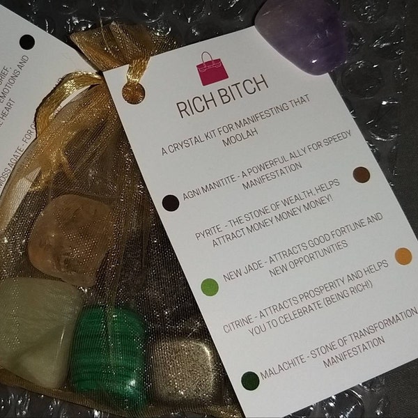 Crystal Kit, Mood Booster, Healing Crystals, Tumbled Stones ...