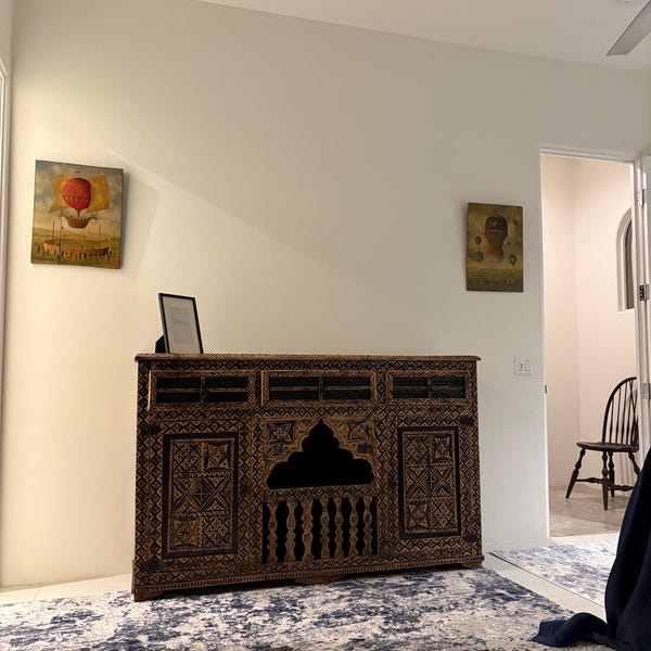 Antique Old Riad Wrought Iron Filigree Art Window, Moorish Architecture ...