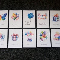 Personalised 9th Birthday Card, Girl Ninth Birthday, Colourful Red ...