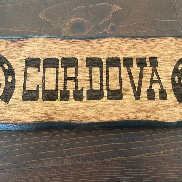 Personalized Engraved Wood Ranch Sign, Rustic Western Decor - Etsy