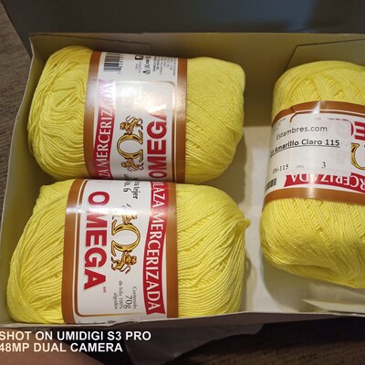 OMEGA NO.6 70grs by Omega Soft Yarn 100% Mercerized Cotton Yarn - Etsy