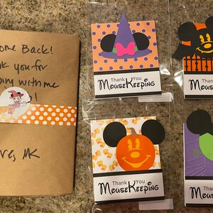 Pluto Goofy or Donald Disney Mousekeeping Tip Holder Card for - Etsy