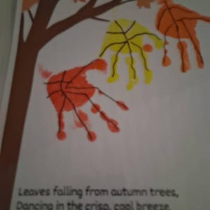 Falling Leaves Handprint Art, Preschool Crafts, Thanksgiving Crafts ...