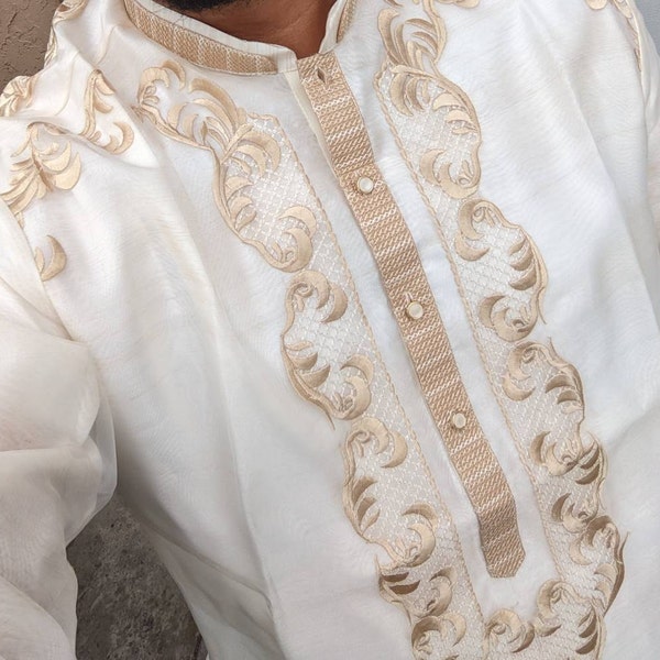 Barong Tagalog Arman3 With Inner Lining Placket Filipino National