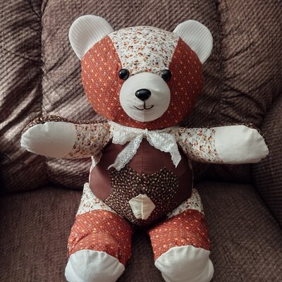 Memory Bear Pattern Easy 14 Sewing Pattern Simple Bear Pattern Sewing ...