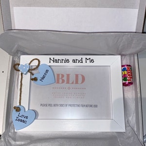 Handcrafted Personalised Nanny and Me Photo Picture Frame Keepsake ...