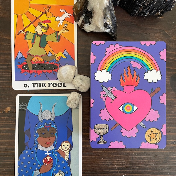 Rainbow Heart Tarot Deck: 5th Edition, 78 Card Deck With Guidebook ...