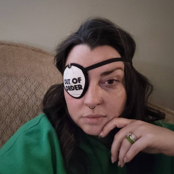 Out of Order Sign Eye Patch /eye Cover /ocular Aid / Vision Accessory ...