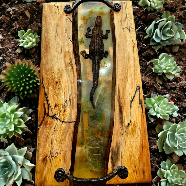 Floating Alligator Charcuterie Board 3D STL Model for Epoxy Table - Etsy