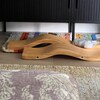 Wavy Shelf Live Edge Floating Shelves Solid Wood Wall Mount Bookshelf ...