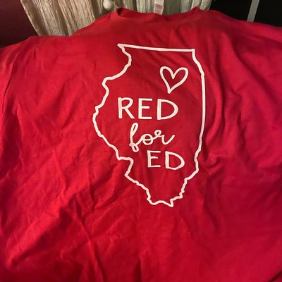 CUSTOMIZE Your State, Red for Ed T-shirt, I Wear Red for Ed Shirt ...