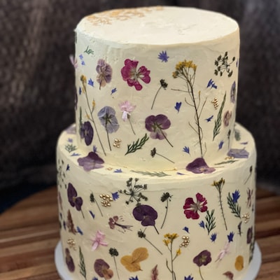 85pc Edible Flowers, Edible Cake Decorations, Edible Dried Flowers for ...